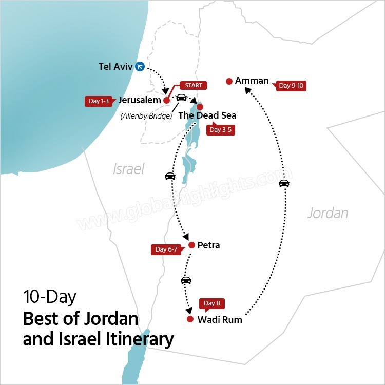 10 Days in Jordan: 4 Top Itineraries for First-Timers