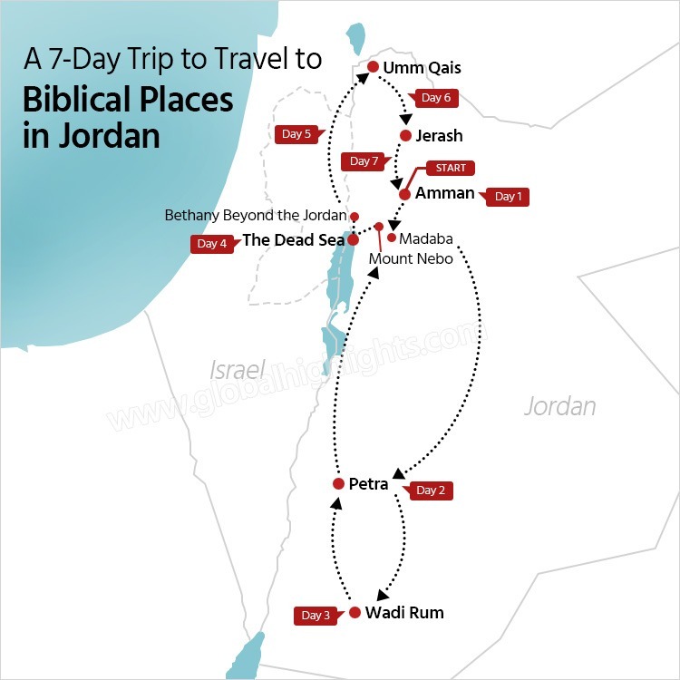 7 Days in Jordan: Top 3 Itineraries for First-Timers