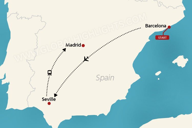 7-Day Spain Essence Tour — Spain’s Golden Triangle