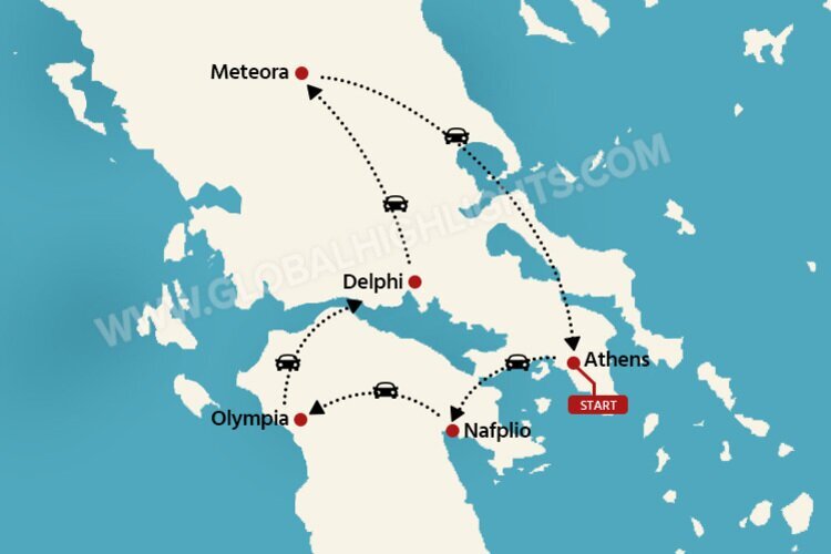 7-Day Ancient Greece Tour (Private and Customizable)