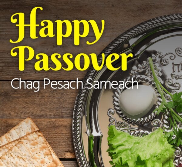 Top 10 Happy Passover Greetings/Wishes 2026 in English and Hebrew.