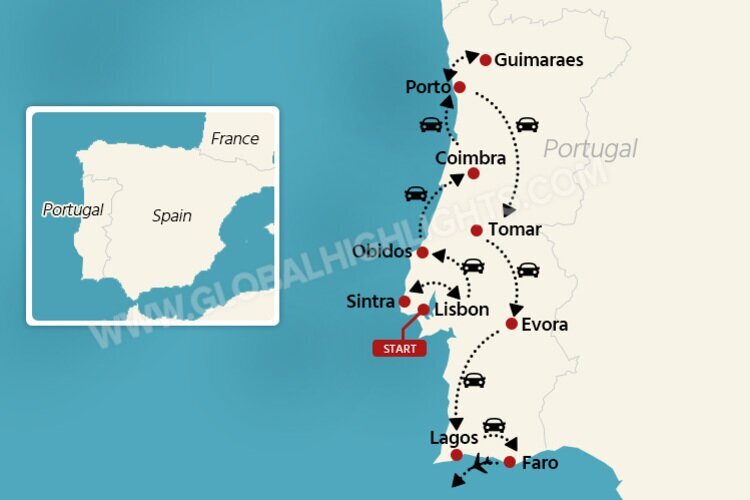 Portugal Travel Guide: Customize a Unique Personalized Trip