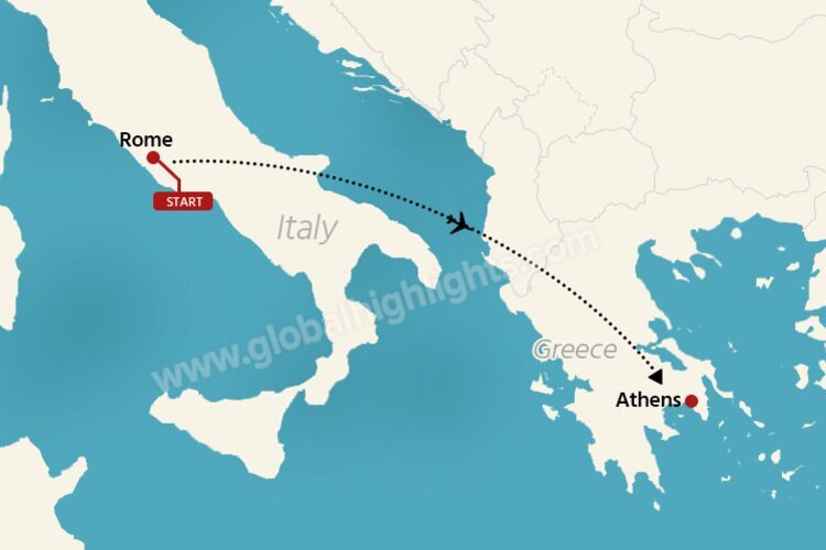 7-day Rome and Athens Highlights Tour